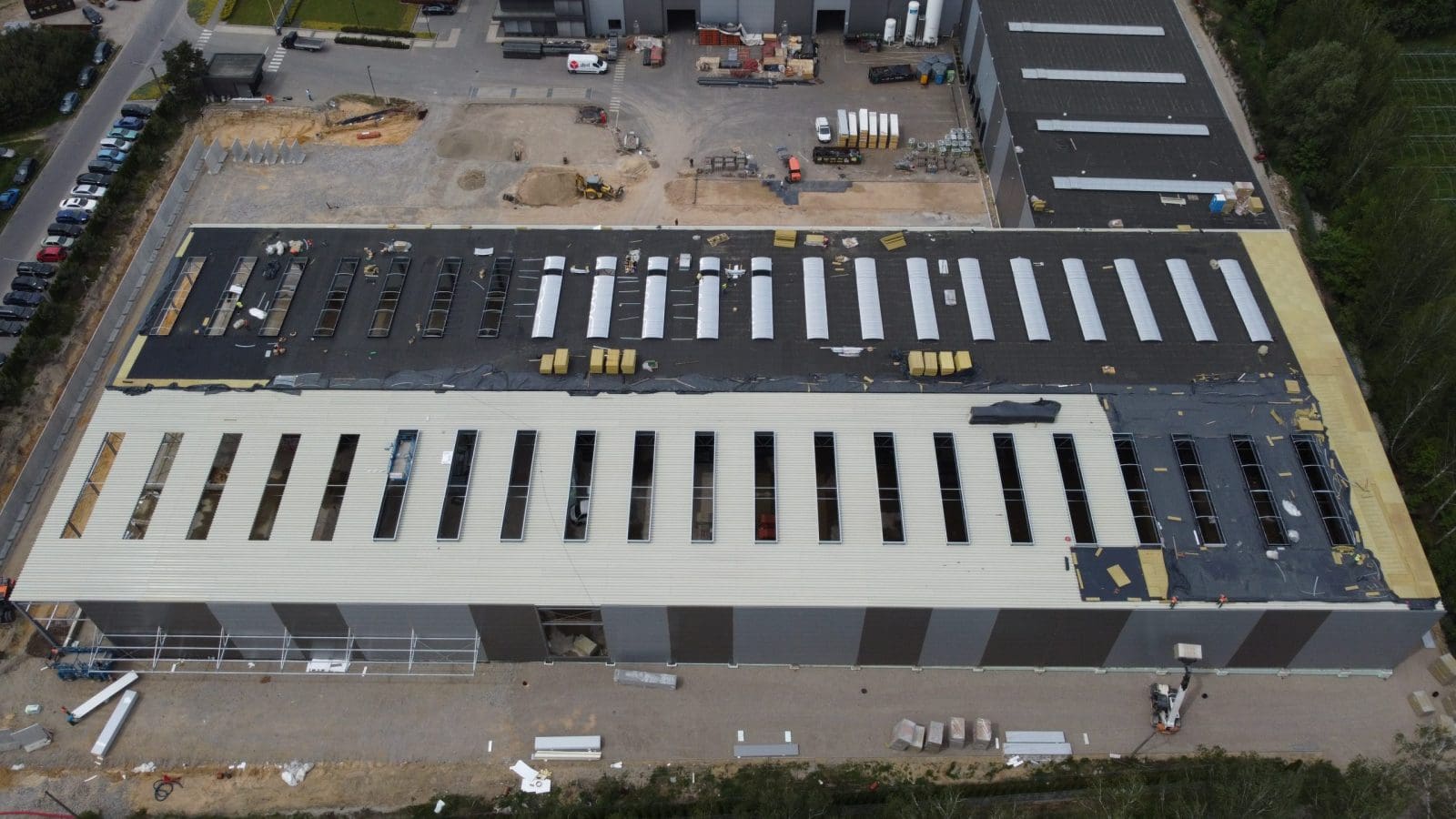 Kolejny etap prac na hali produkcyjnej w okolicach Kalisza | Gaj-Stal